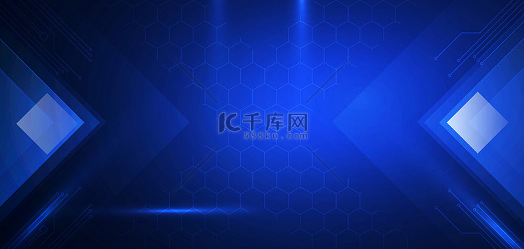 商务科技办公蓝色互联网工作背景图片免费下载-千库网
