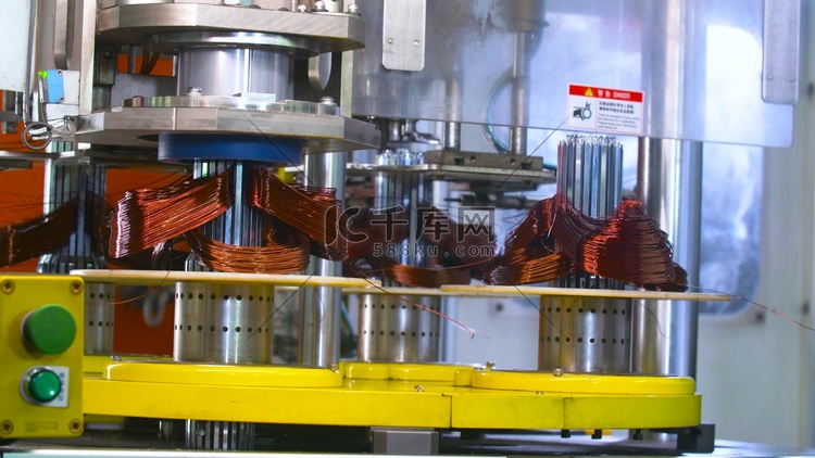 工业电机生产过程工厂内部实拍高清摄影大图-千库网