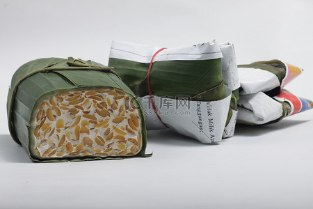 Tempe / tempeh, an Indonesian traditional food made of soy beans that ...