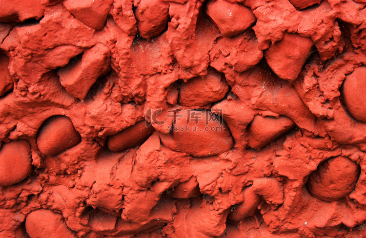 背景抽象石墙壁红色石头 高清摄影大图-千库网