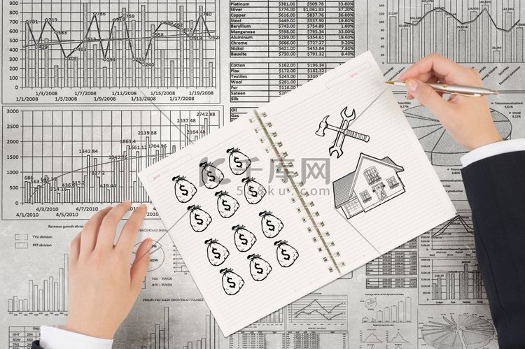 赚钱工具。高清摄影大图-千库网