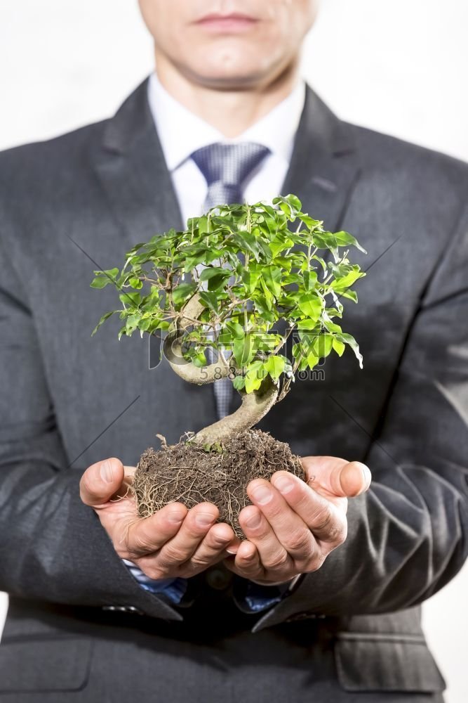 商务人士办公场所的中段高清摄影大图-千库网