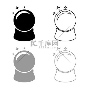 水晶球简笔画摄影图片-水晶球简笔画摄影作品-千库网