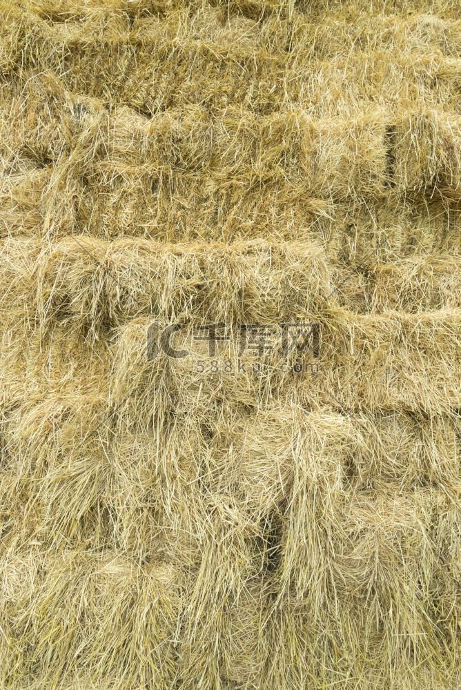 抽象的稻草背景纹理高清摄影大图-千库网