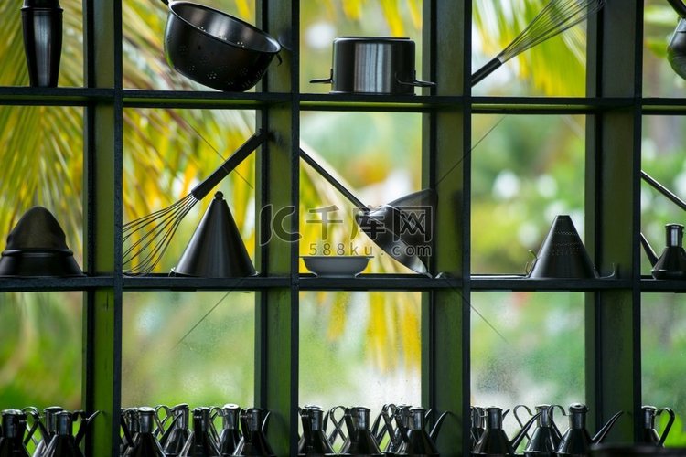 现代餐厅户外厨房炊具装饰背景鸟类卡通动漫人物高清摄影大图-千库网