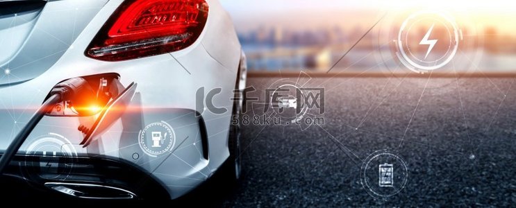 EV，车辆，充电器，站高清摄影大图-千库网