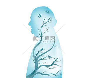 孤独的人简笔画图片_孤独的人简笔画素材-孤独的人简笔画图片大全-千库网