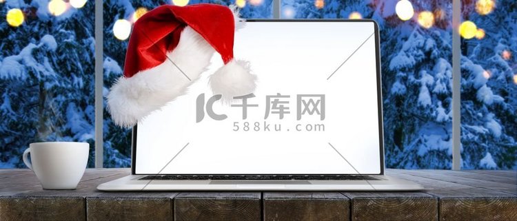 家，圣诞老人，帽子，雪高清摄影大图-千库网