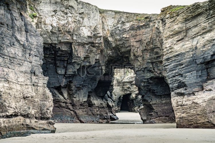 大教堂，海滩，西班牙，大教堂高清摄影大图-千库网