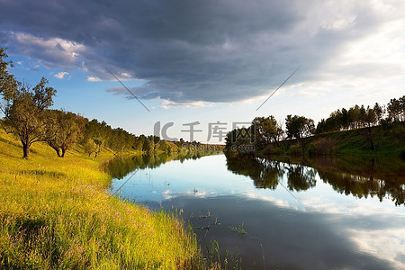 河高清摄影大图-千库网