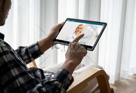 视频、在线、远程医疗、呼叫高清摄影大图-千库网