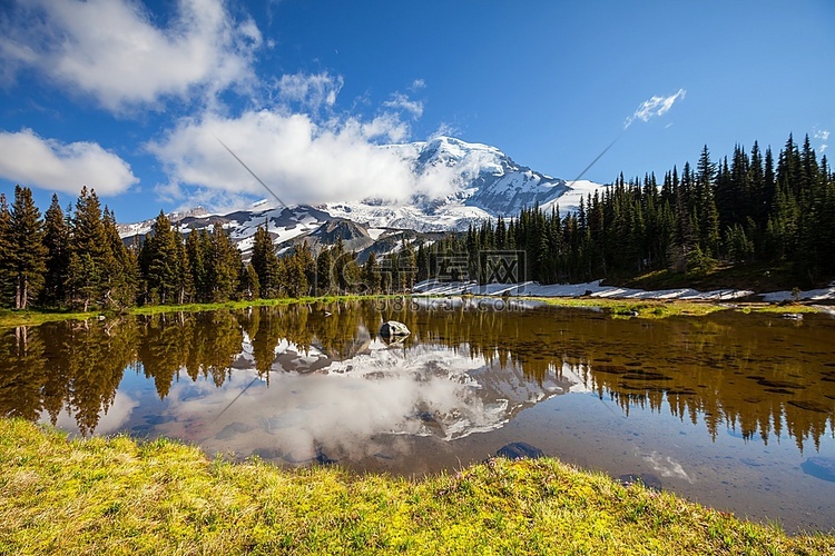 Mt.Rainier高清摄影大图-千库网