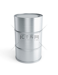 Stell Barrel隔离式3D渲染高清摄影大图-千库网