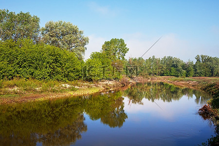 河高清摄影大图-千库网