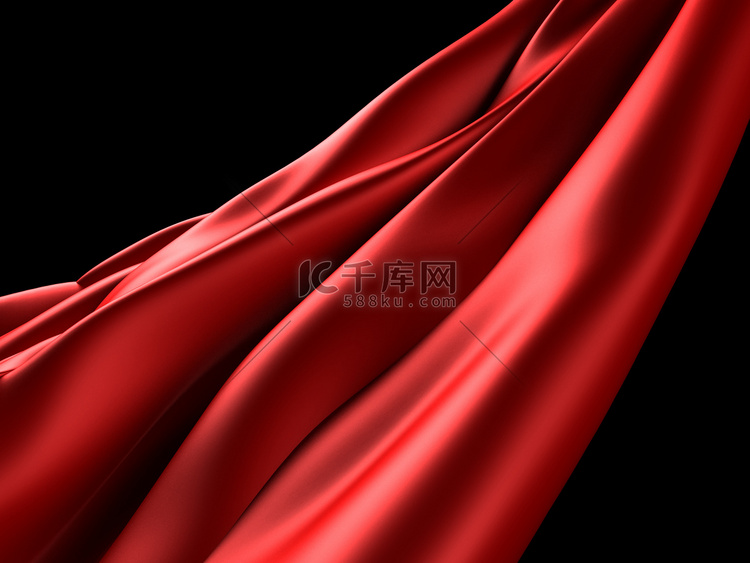 Smooth Red Cloth高清摄影大图-千库网