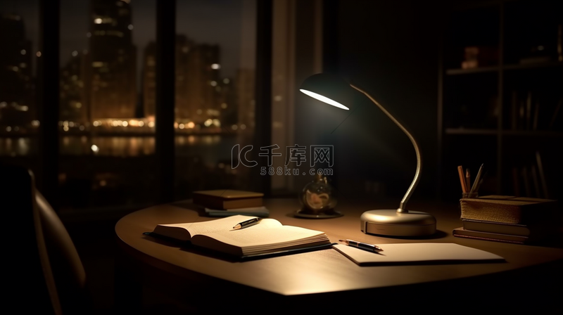 学习书桌书房背景图片免费下载_海报banner/高清大图_千库网(图片编号6404992)