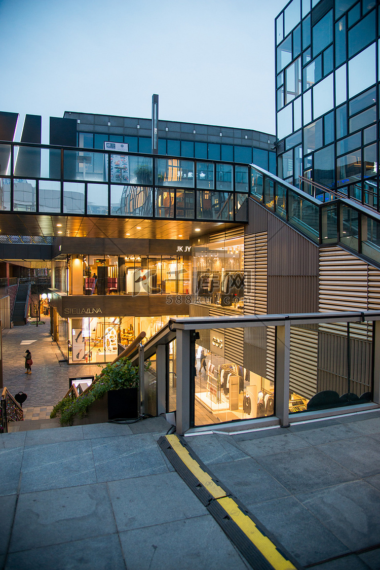 北京三里屯夜景高清摄影大图-千库网