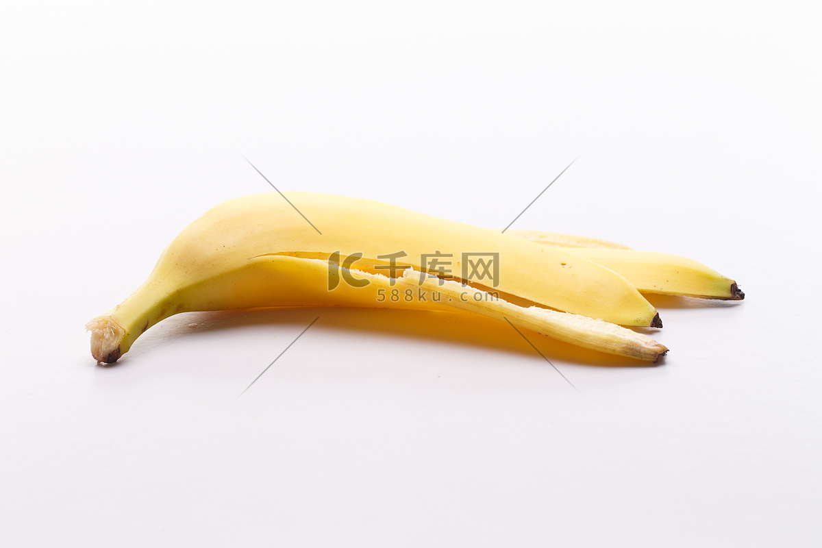 香蕉皮高清摄影大图 千库网