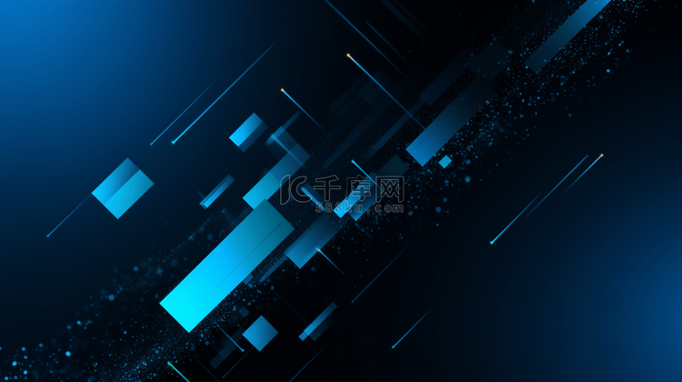 深蓝色科技感光效背景图片免费下载_海报banner/高清大图_千库网(图片编号6408872)