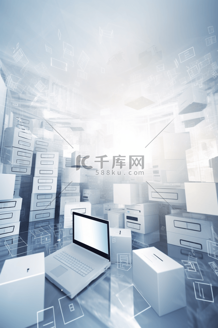 文档管理数据系统商务互联网技术概念。 高清摄影大图-千库网