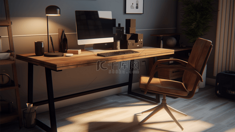 办公室办公桌背景图片免费下载_海报banner/高清大图_千库网(图片编号6410958)