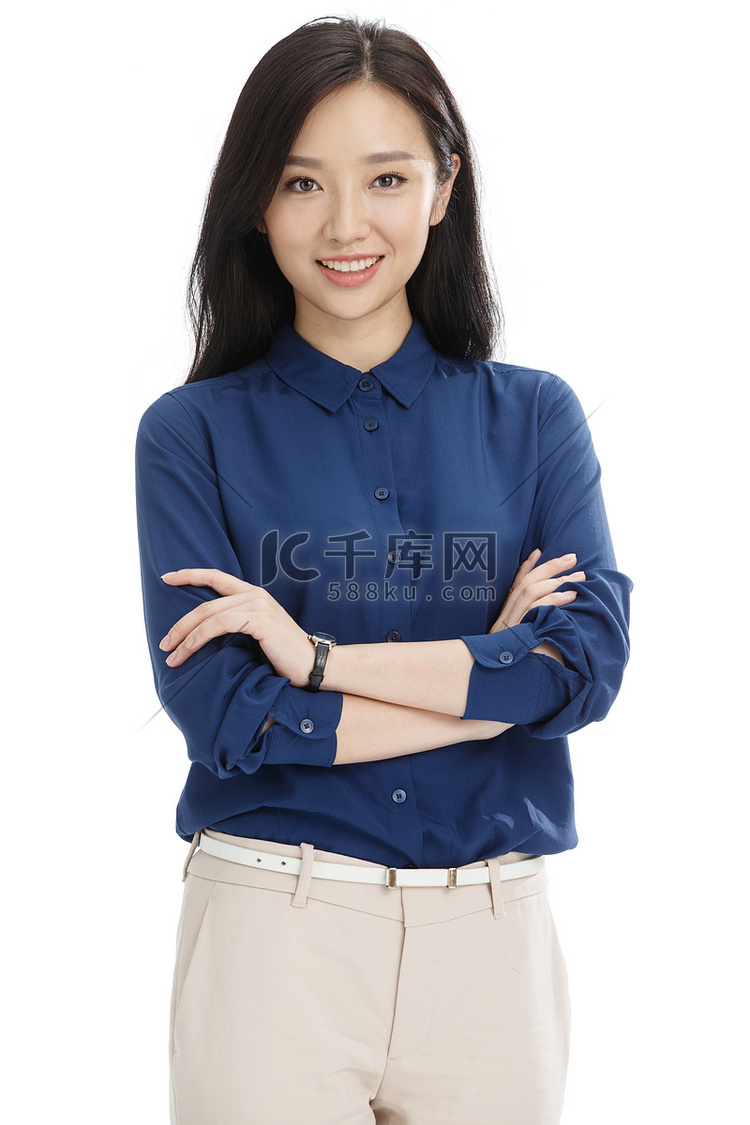 年轻商务女性高清摄影大图-千库网