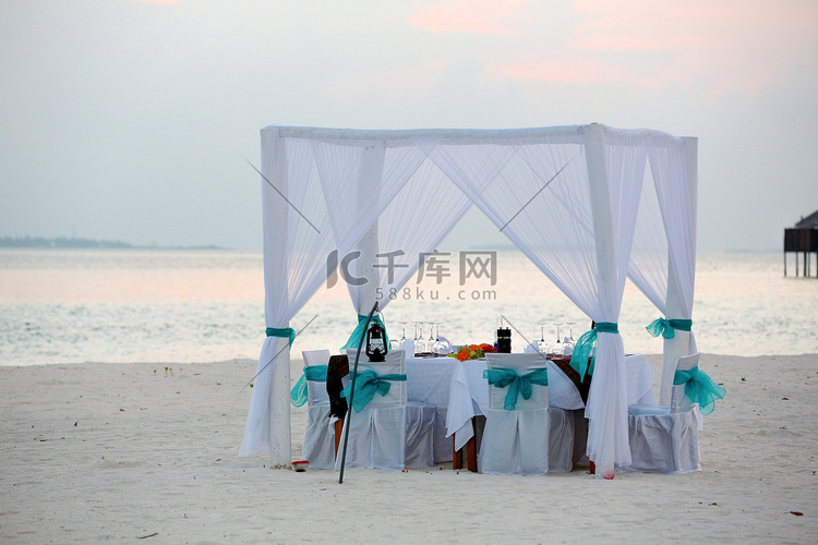 马尔代夫海景高清摄影大图-千库网