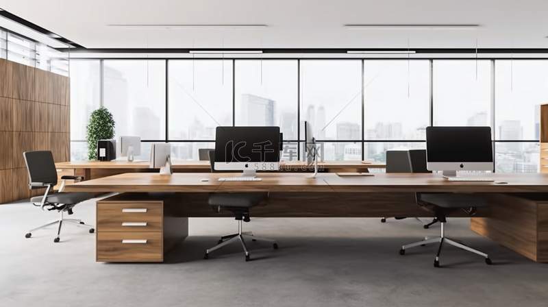 办公室办公场所办公场景背景图片免费下载_海报banner/高清大图_千库网(图片编号6419952)