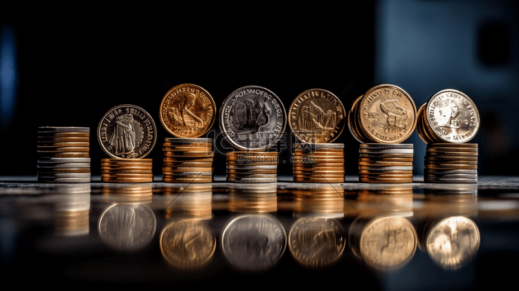 五欧元十欧元二十欧元和五十欧元高清摄影大图-千库网