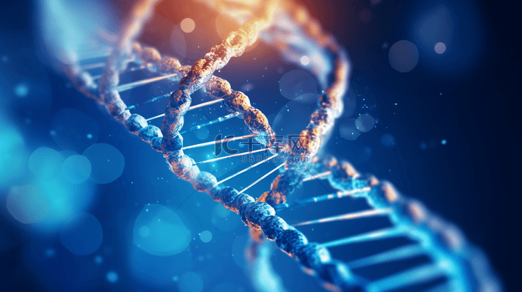 DNA双螺旋科技背景图片免费下载_海报banner/高清大图_千库网(图片编号6422809)