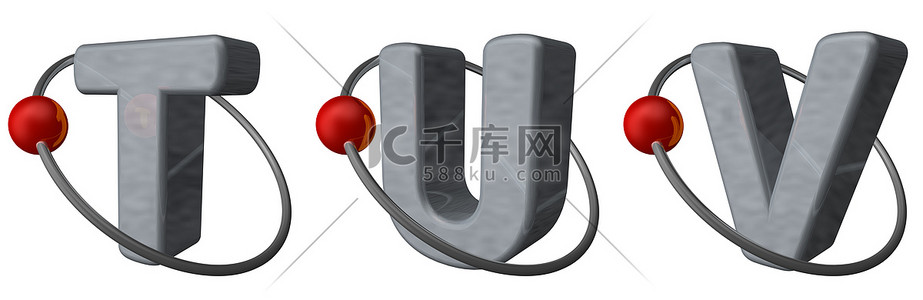 字母 tuv高清摄影大图-千库网
