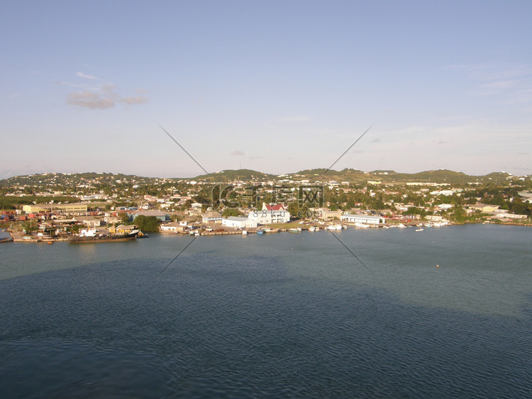 加勒比海的安提瓜高清摄影大图-千库网