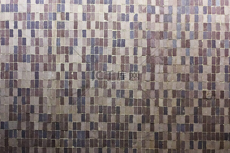 马赛克墙高清摄影大图-千库网