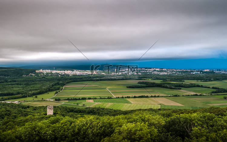 与国家和城市的风景高清摄影大图-千库网