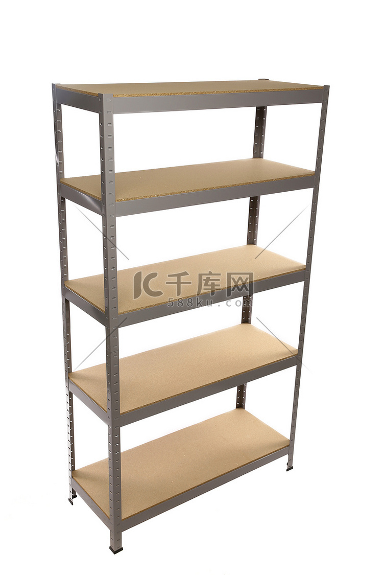 金属工业货架。高清摄影大图-千库网