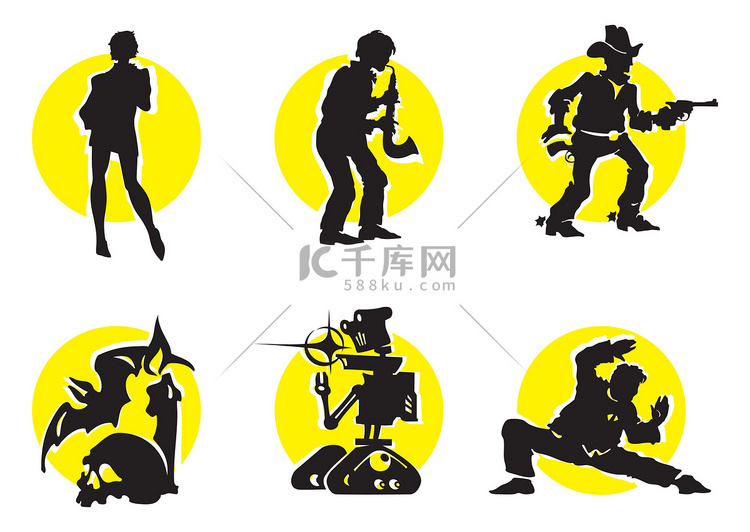 电影剪影 Icons_11高清摄影大图-千库网