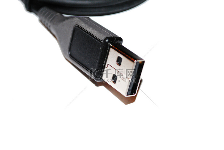 USB电缆高清摄影大图-千库网