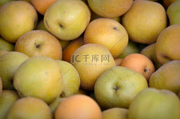 沙梨，苹果梨高清摄影大图-千库网