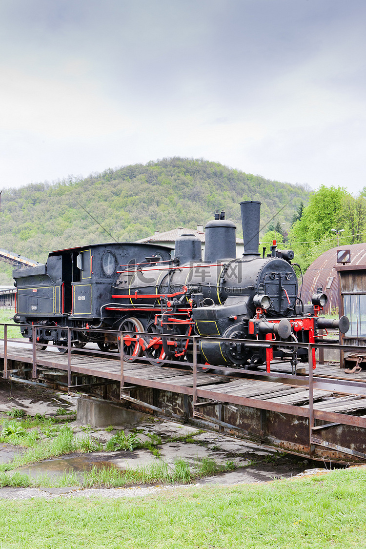 蒸汽机车，Resavica，塞尔维亚高清摄影大图-千库网