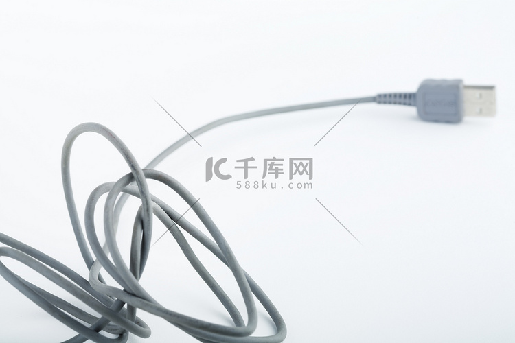 USB电缆高清摄影大图-千库网
