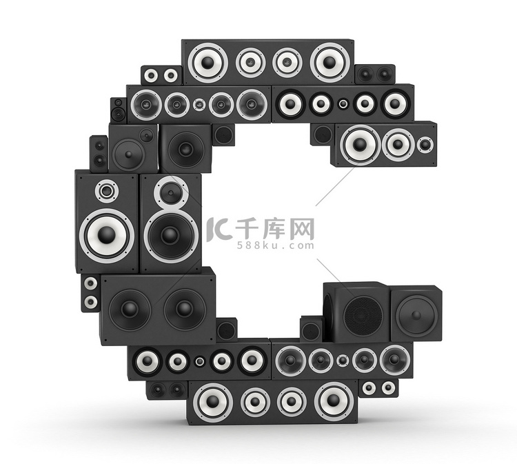 演讲者的字母 C高清摄影大图-千库网