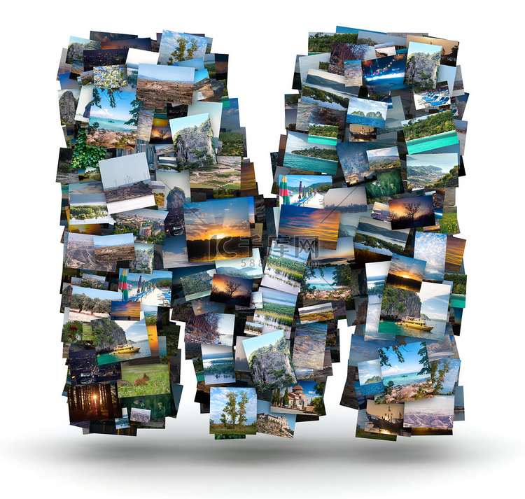 照片中的字母 M高清摄影大图-千库网