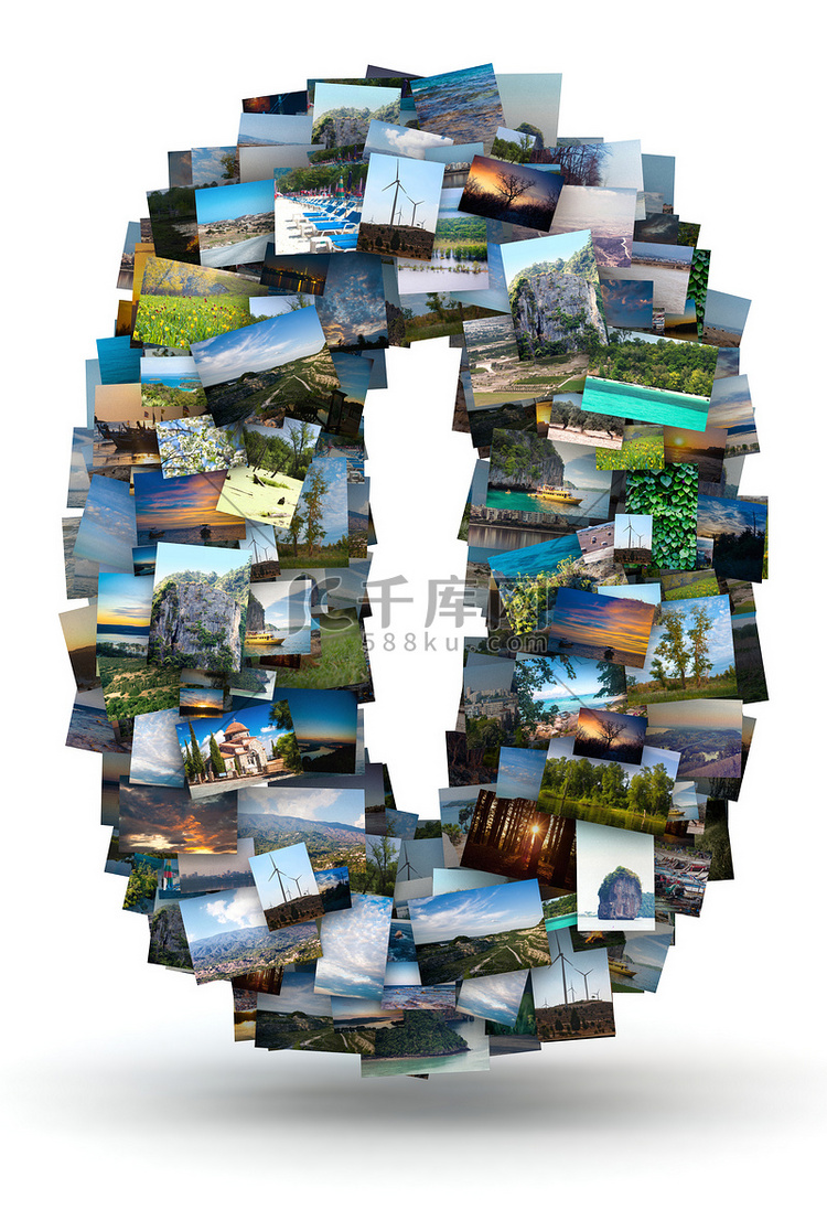 照片中的数字 0高清摄影大图-千库网