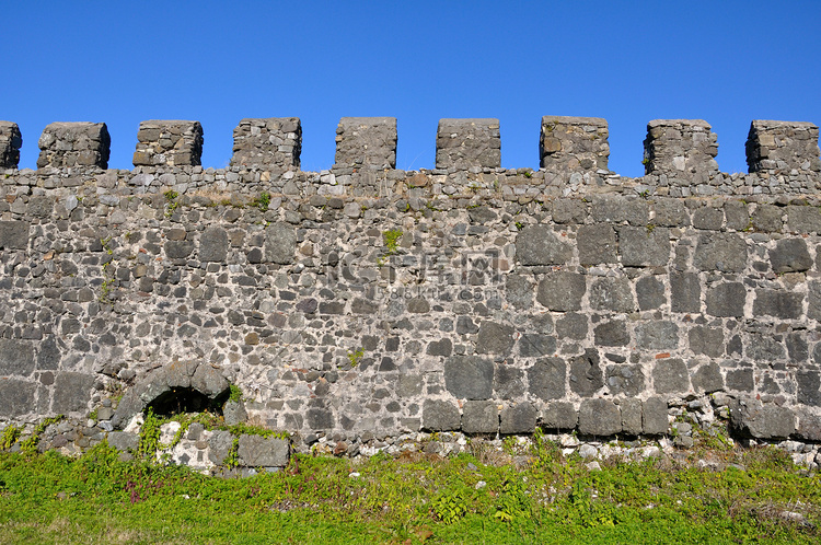Gonio 堡垒的堡垒墙的一部分高清摄影大图-千库网