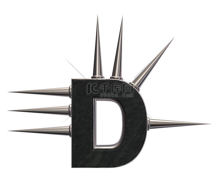 字母 d高清摄影大图-千库网