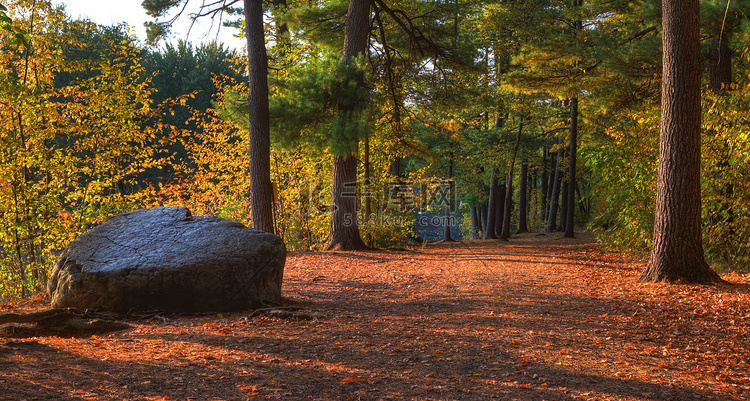 HDR 中的多彩风景景观高清摄影大图-千库网