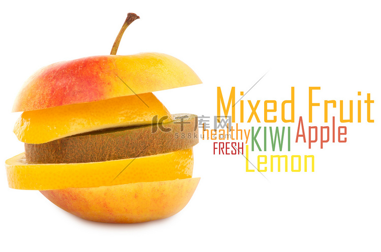 混合水果高清摄影大图-千库网