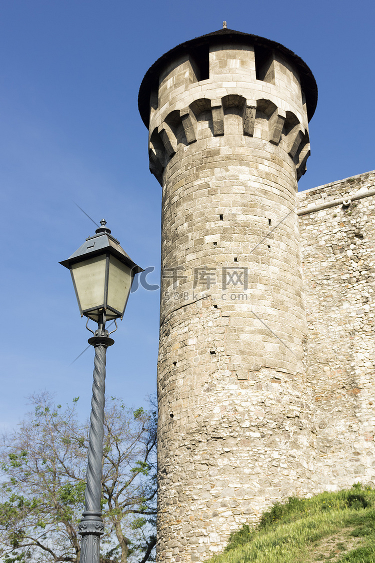 在布达，布达佩斯皇宫的中世纪堡垒，高清摄影大图-千库网