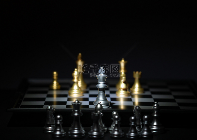 竞争和策略的棋盘游戏高清摄影大图-千库网