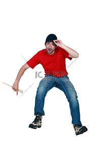 制作帽尖的工匠画家高清摄影大图-千库网